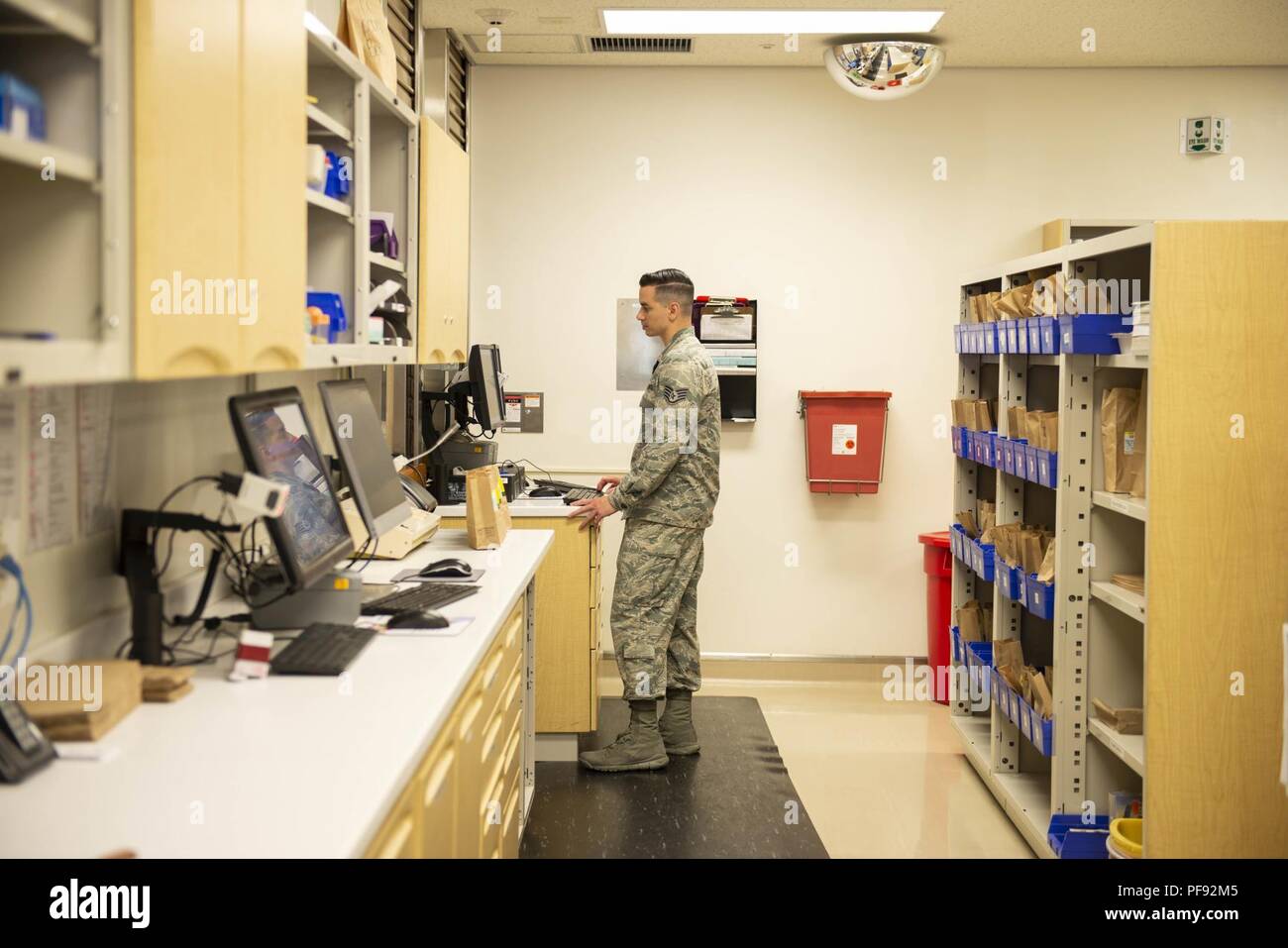 U.S. Air Force Staff Sgt. Nicholas Petrelis, 18th Medical Group ...
