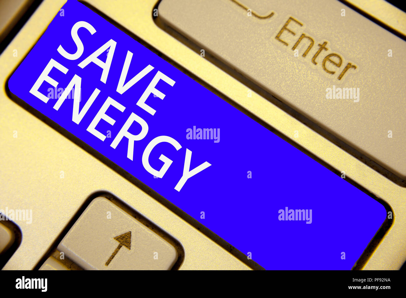 Word writing text Save Energy. Business concept for decreasing the ...