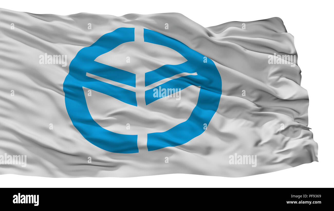 Hashima City Flag, Japan, Gifu Prefecture, Isolated On White Background ...