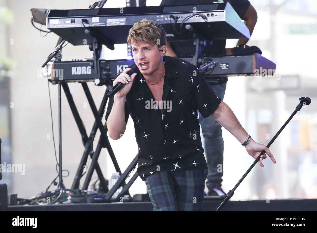 Charlie Puth performing live on the 'Today' show Featuring: Charlie ...