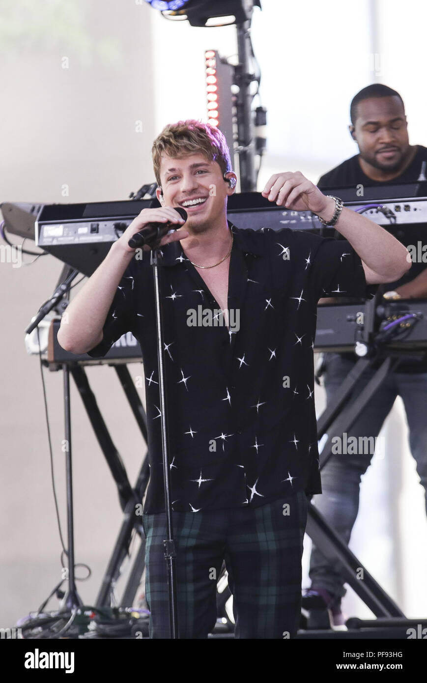 Charlie Puth performing live on the 'Today' show Featuring: Charlie ...