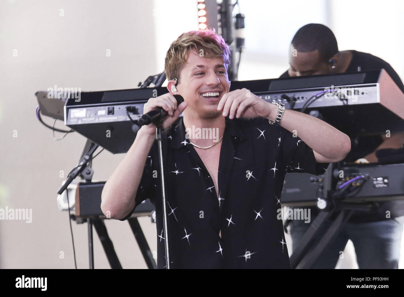 Charlie Puth performing live on the 'Today' show Featuring: Charlie ...