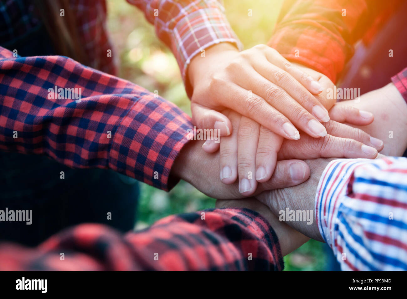 Linked Hands Stock Photos & Linked Hands Stock Images - Alamy