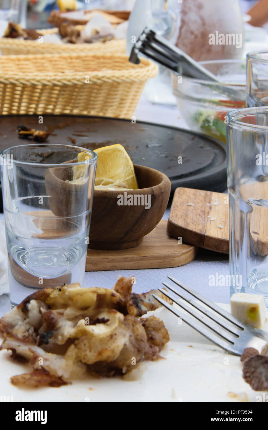 Messy Dining Table High Resolution Stock Photography and Images - Alamy