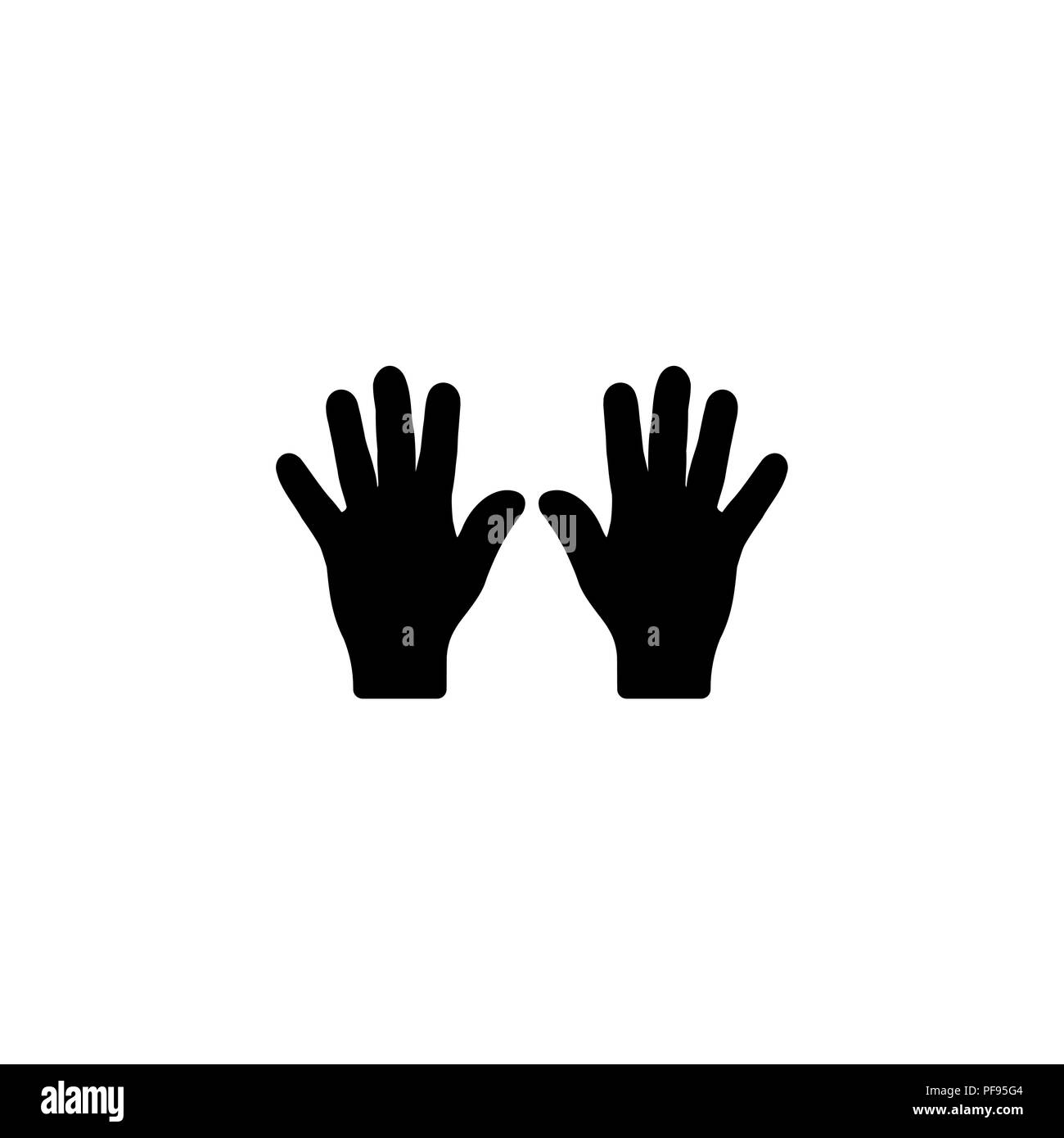 Left hand right hand print Cut Out Stock Images & Pictures - Alamy