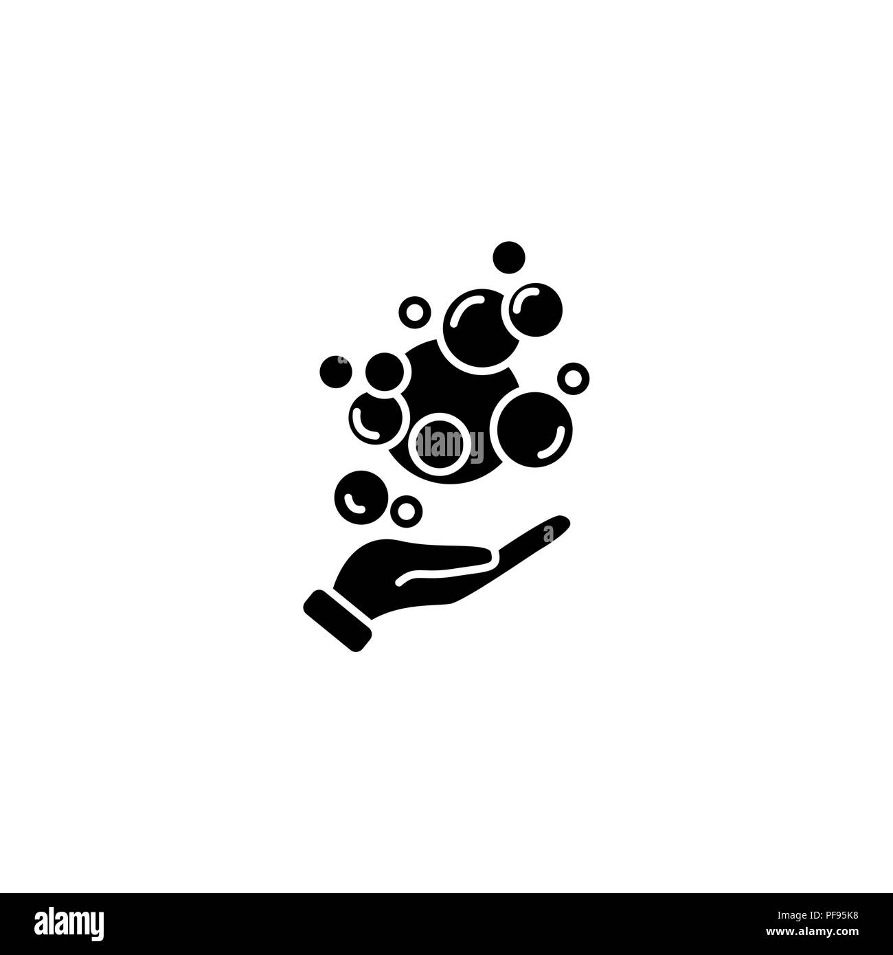 Soap bubbles black white drawing hi-res stock photography and images ...