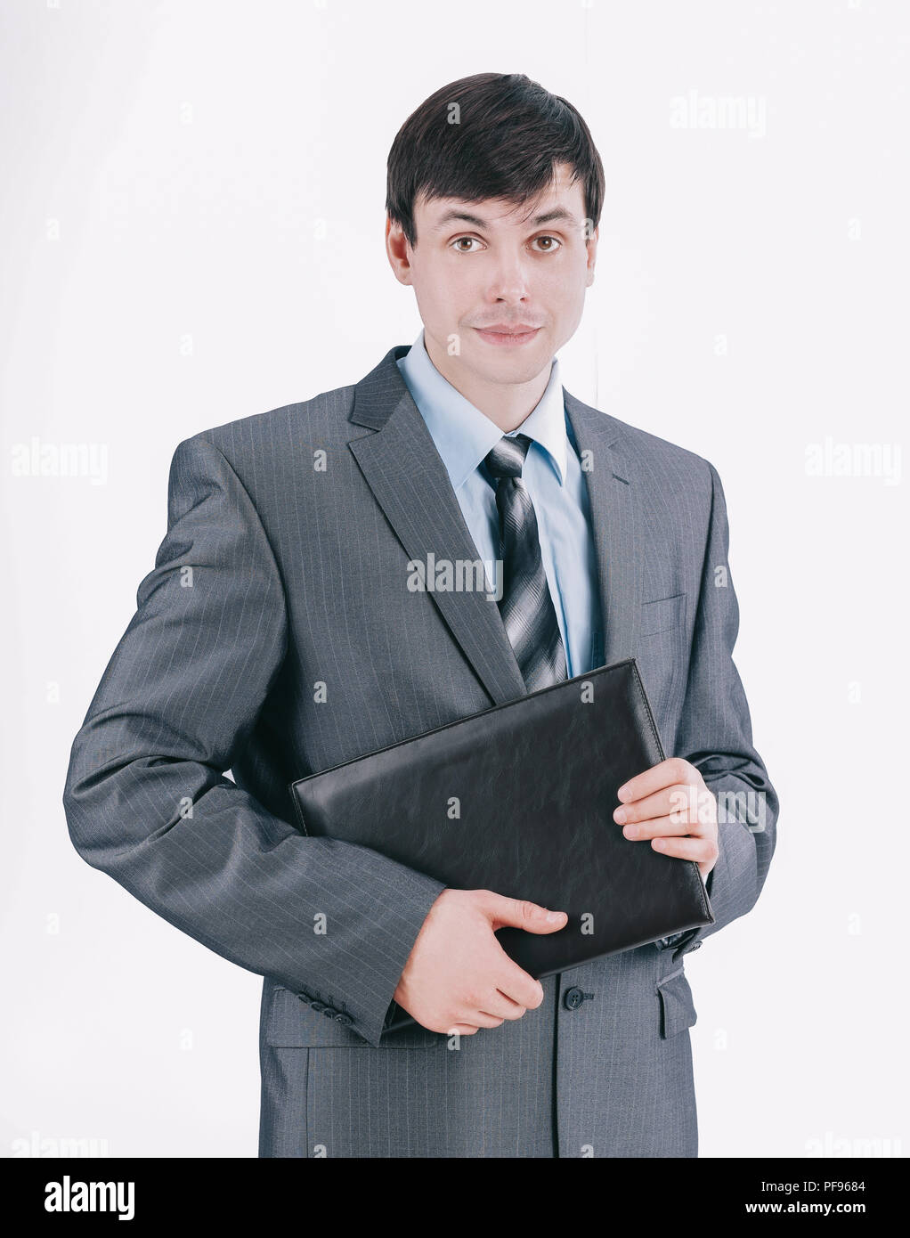 Happy employee managing documents hi-res stock photography and images ...