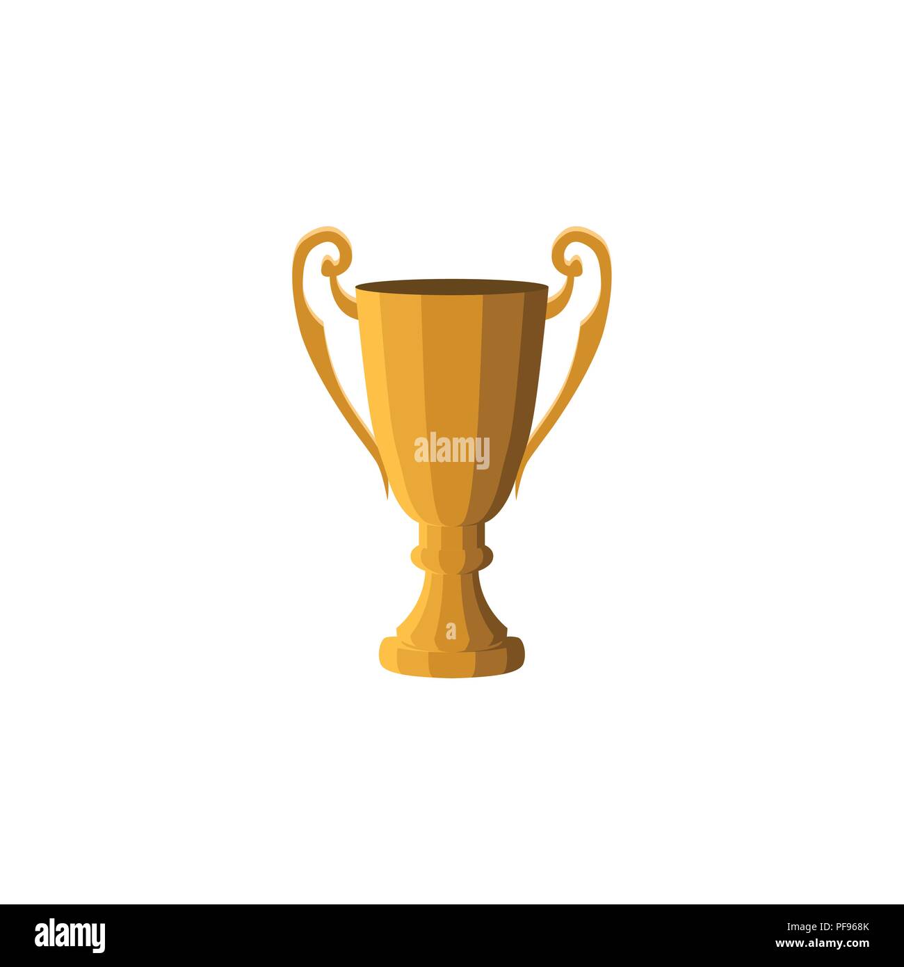 Color vector image. The winner's cup. Winner's trophy award Stock ...