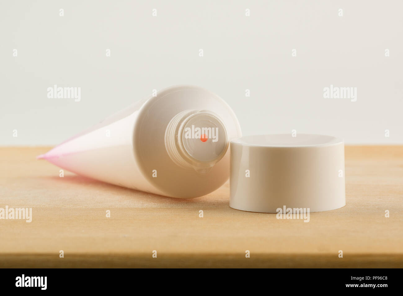 white medical cream in a close-up container Stock Photo - Alamy