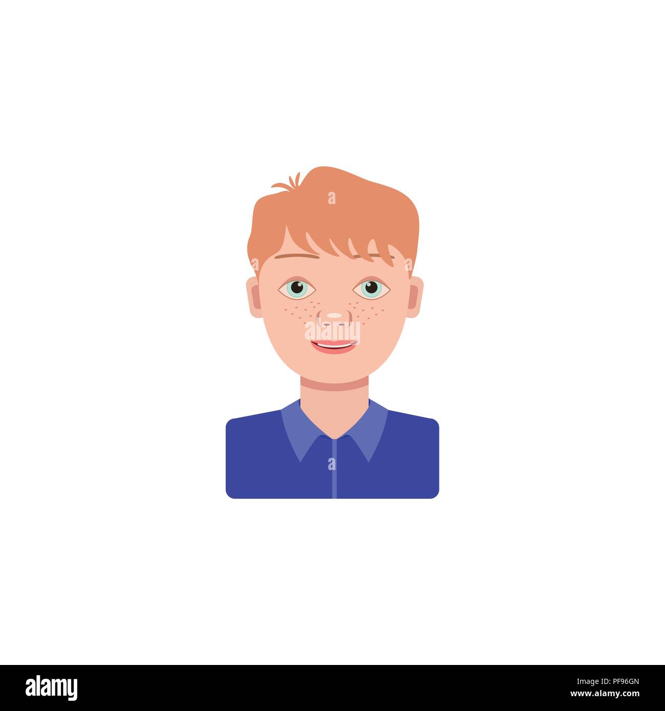 Color vector image. Boy, schoolboy on a white background Stock Vector ...