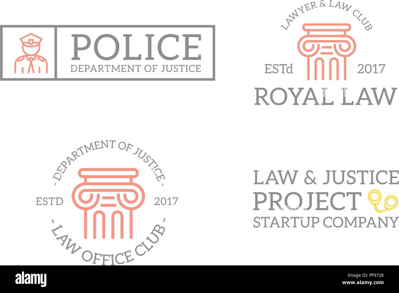 Police badge icon digital Stock Vector Images - Alamy