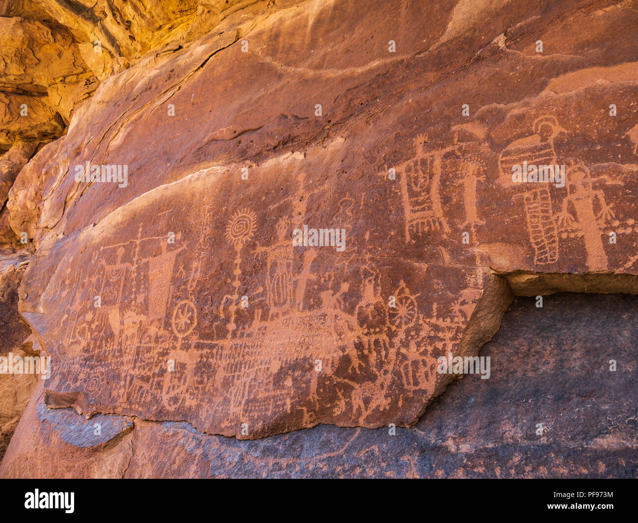 Ancient fremont people petroglyphs hi-res stock photography and images ...