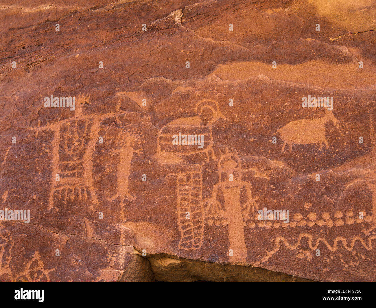 Ancient fremont people petroglyphs hi-res stock photography and images ...