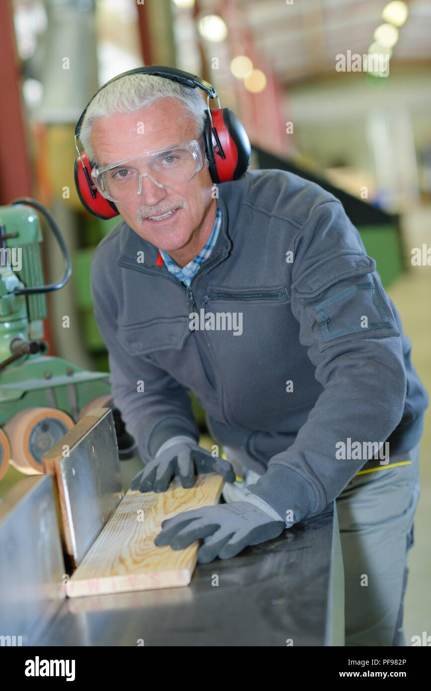 woodworking factory worker Stock Photo - Alamy