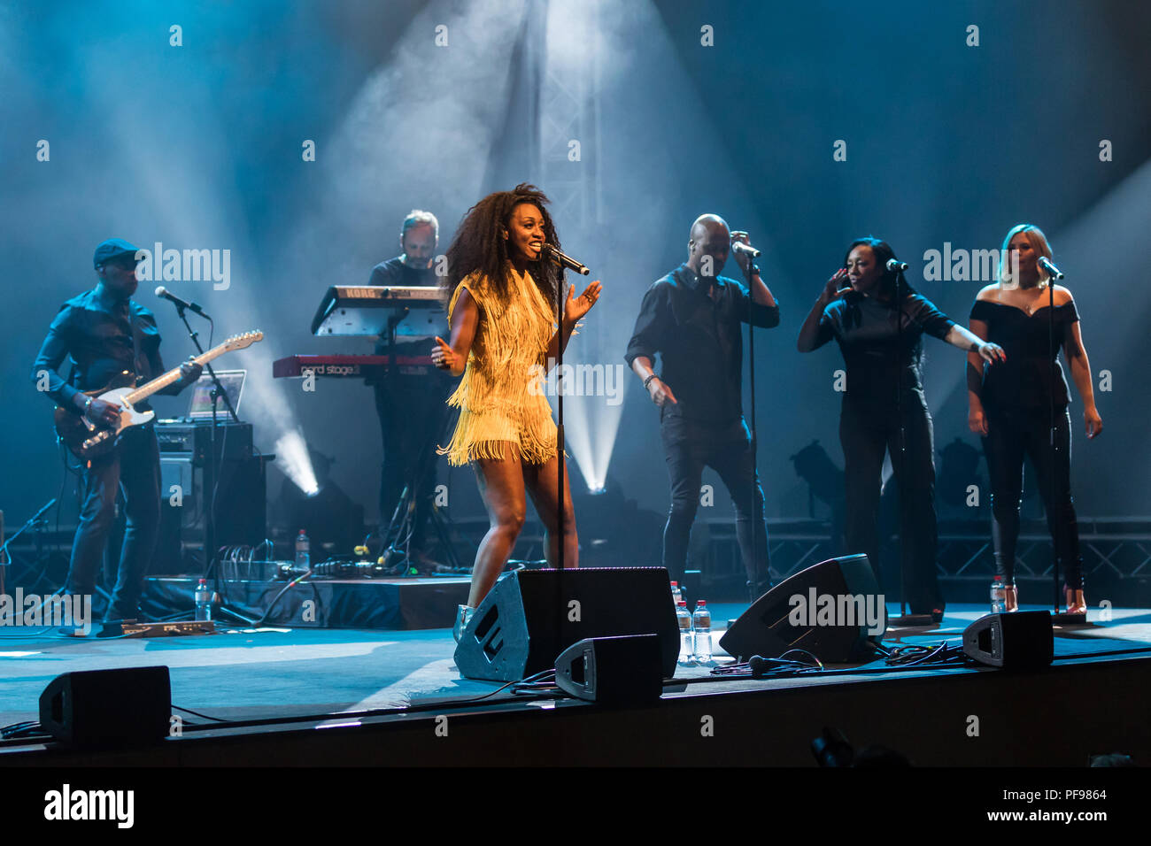 British soul singer Beverley Knight live at the 26th Blue Balls ...