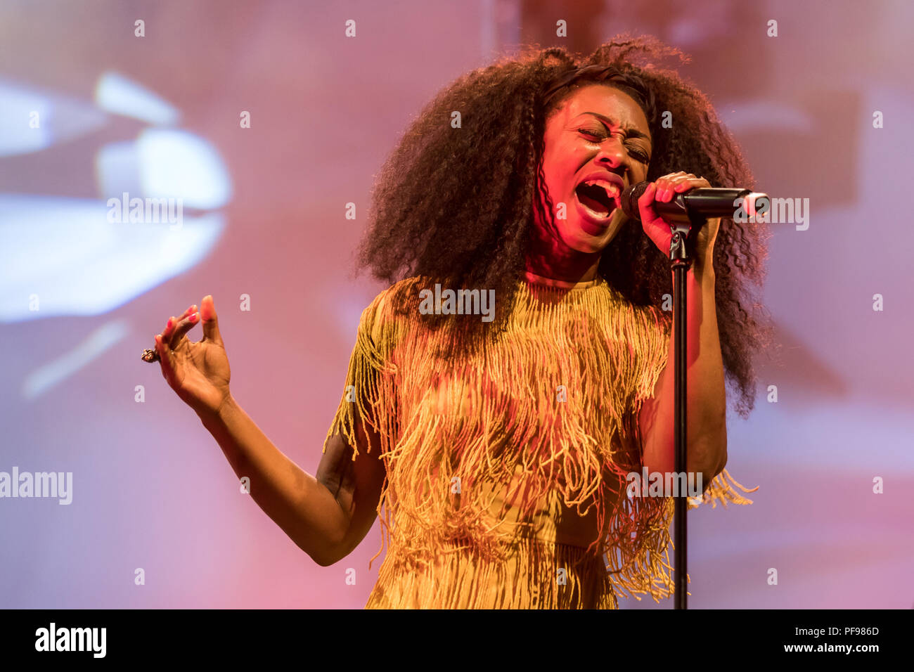 British soul singer Beverley Knight live at the 26th Blue Balls ...