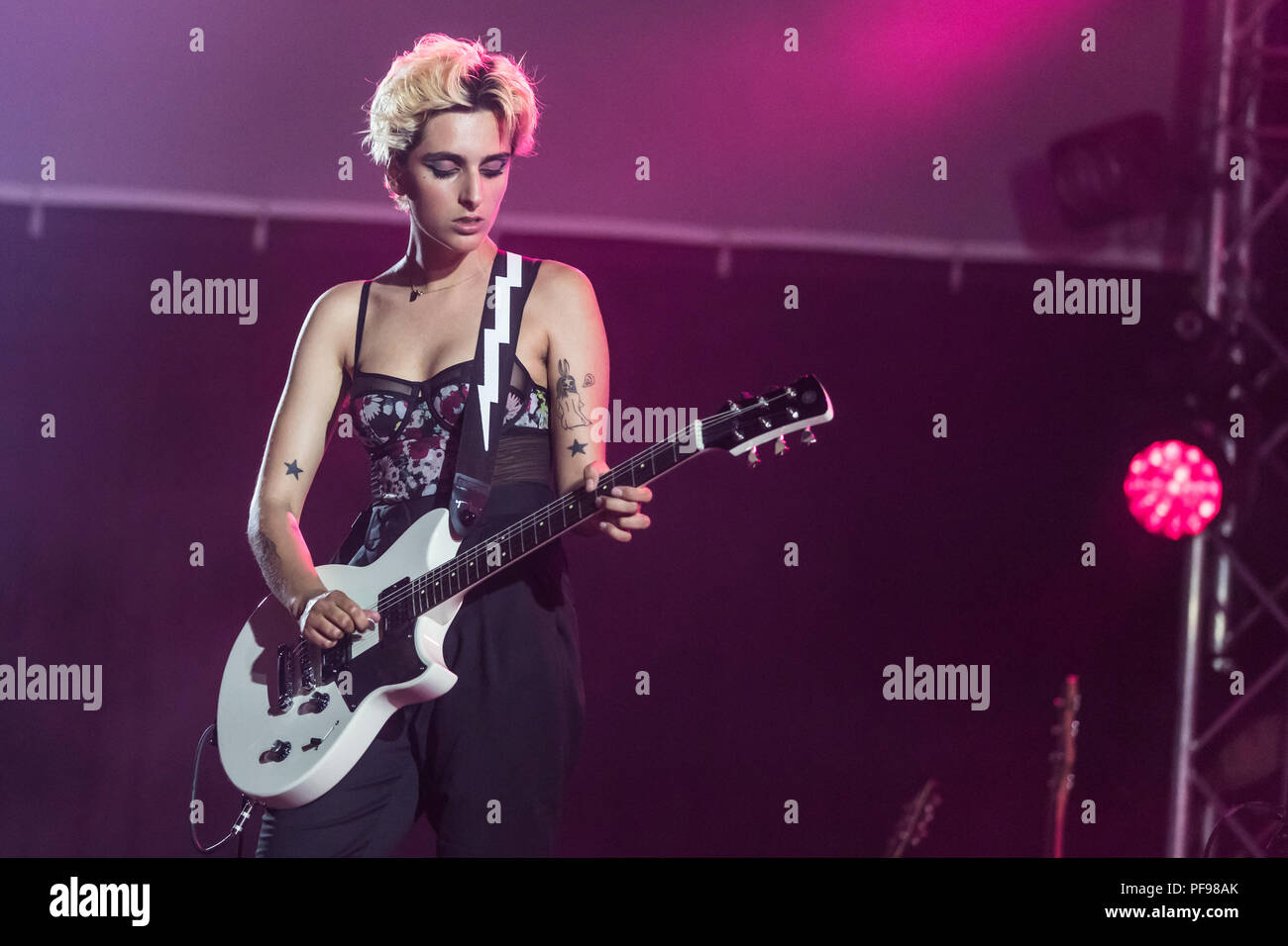 Noa Lachmi, Guitar and vocals, from the Danish rock band Velvet Volume ...