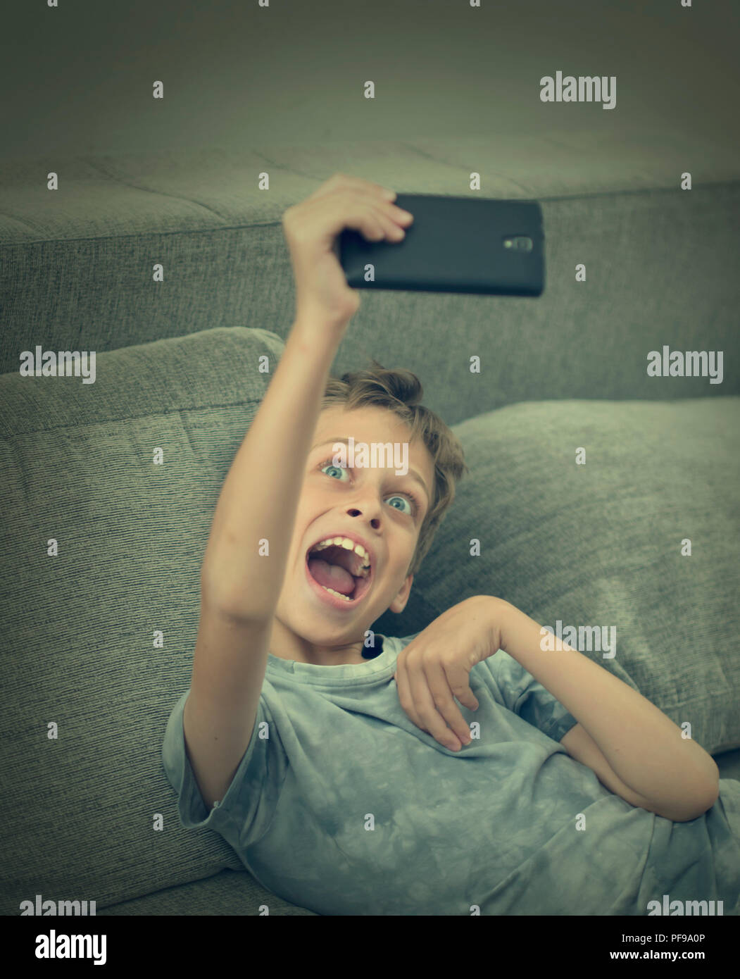 boy playing video games Stock Photo - Alamy