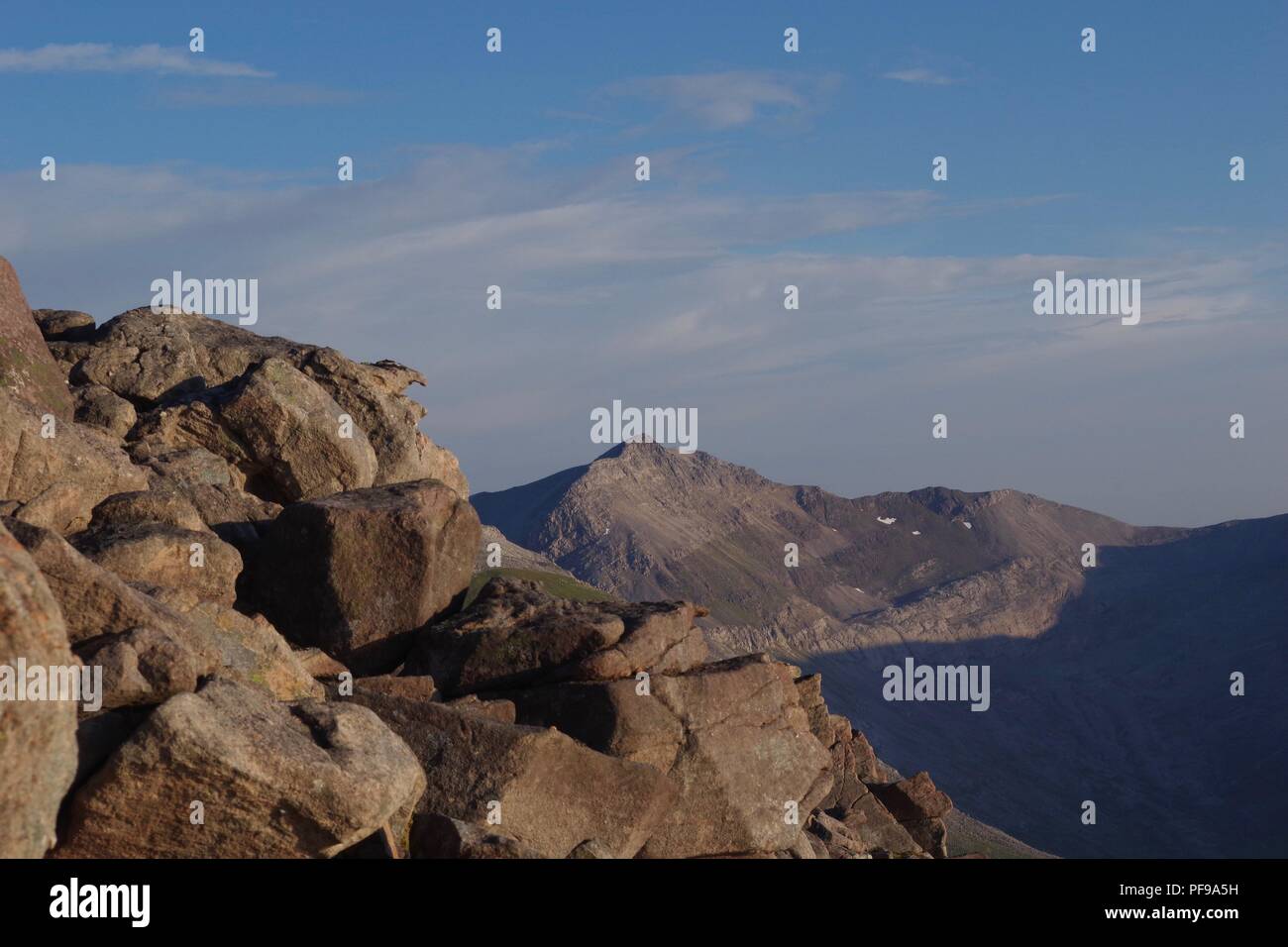 Rugged Torridonian Sandstone Mountain-Side. Meall a'Ghiubhais ...