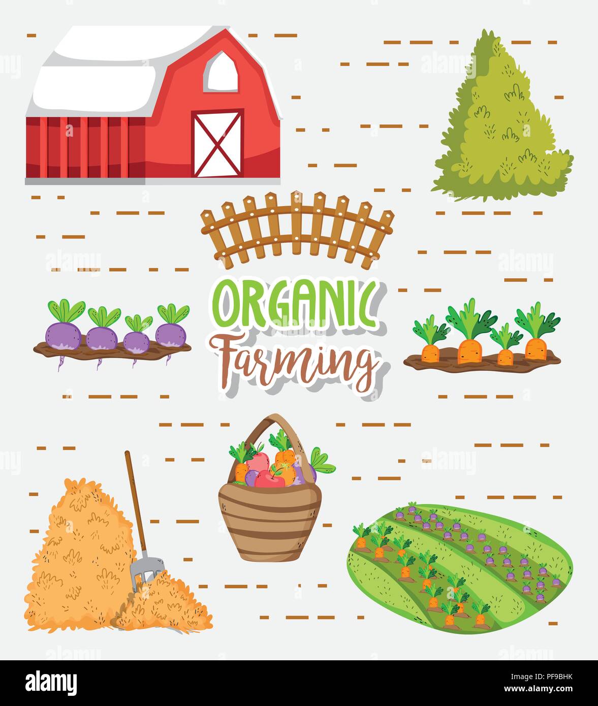 Organic farming cartoons Stock Vector Image & Art - Alamy