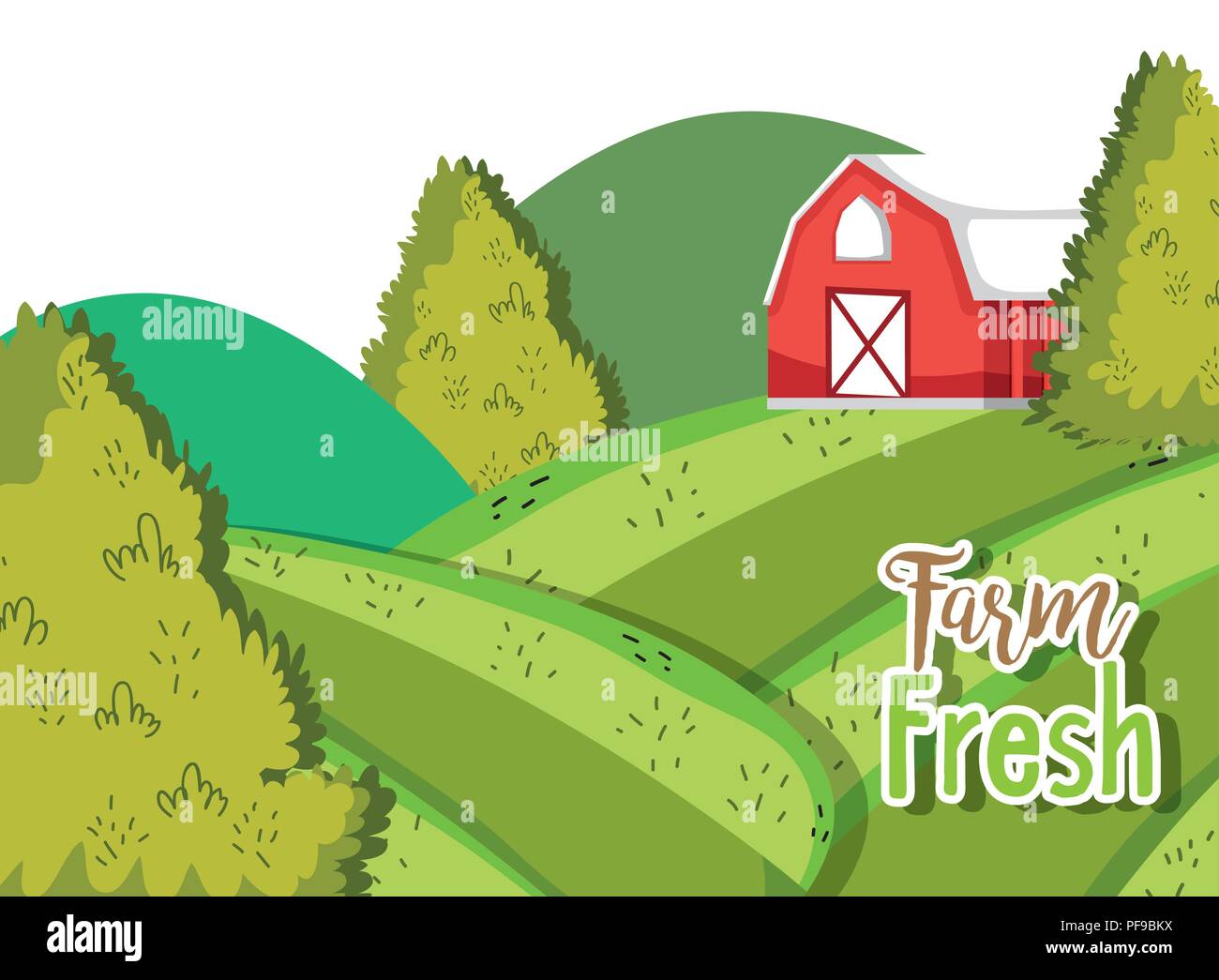 Organic farming cartoons Stock Vector Image & Art - Alamy