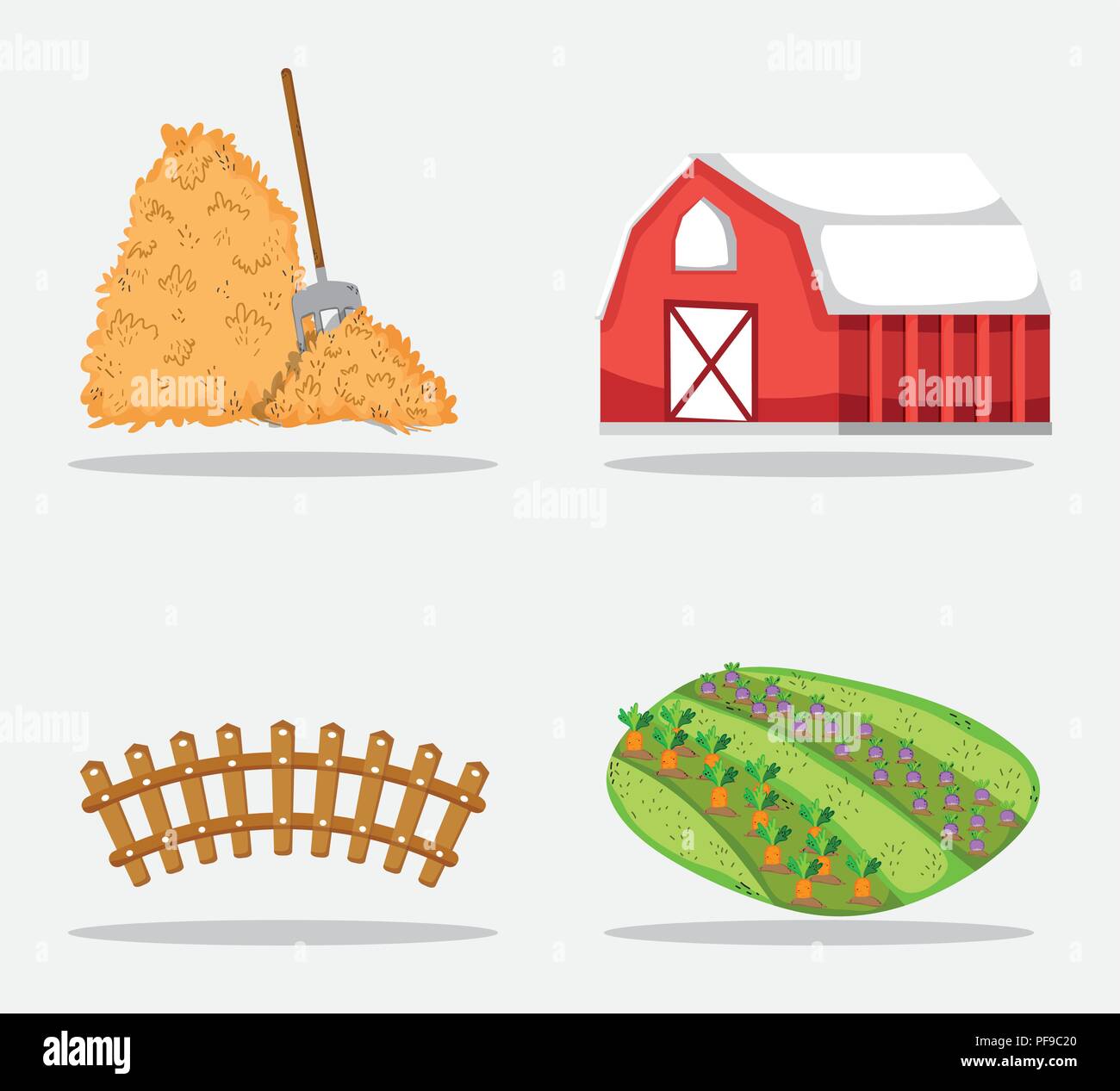 Set of farm icons Stock Vector Image & Art - Alamy