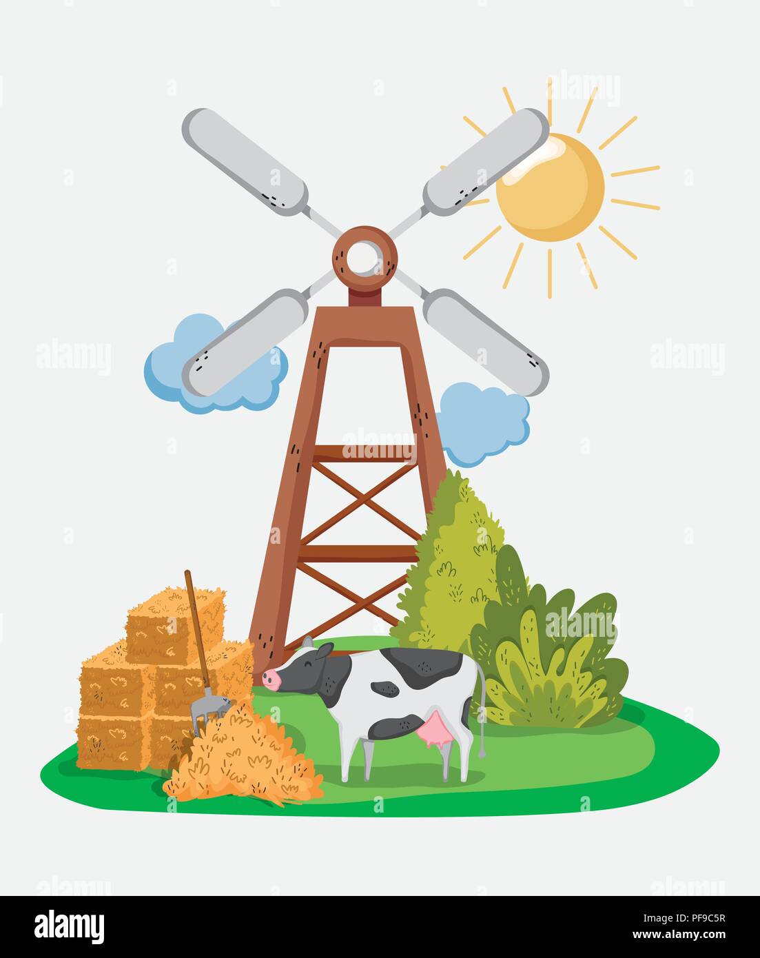 Farm cute cartoons Stock Vector Image & Art - Alamy