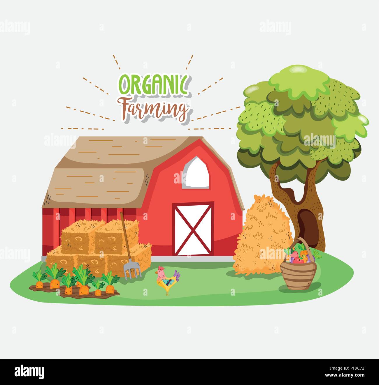 Organic farming cartoons Stock Vector Image & Art - Alamy