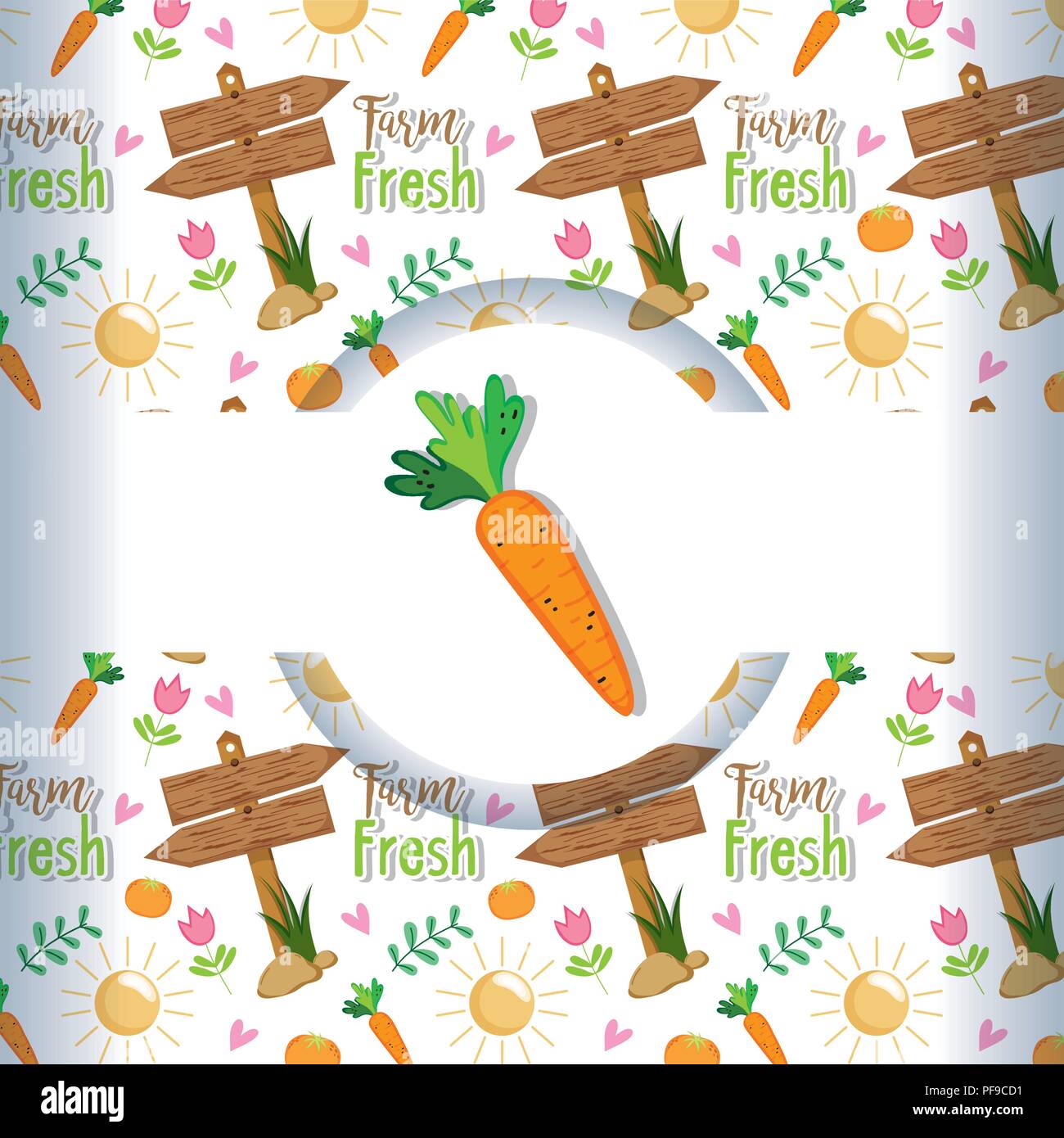 Farm fresh background Stock Vector Image & Art - Alamy