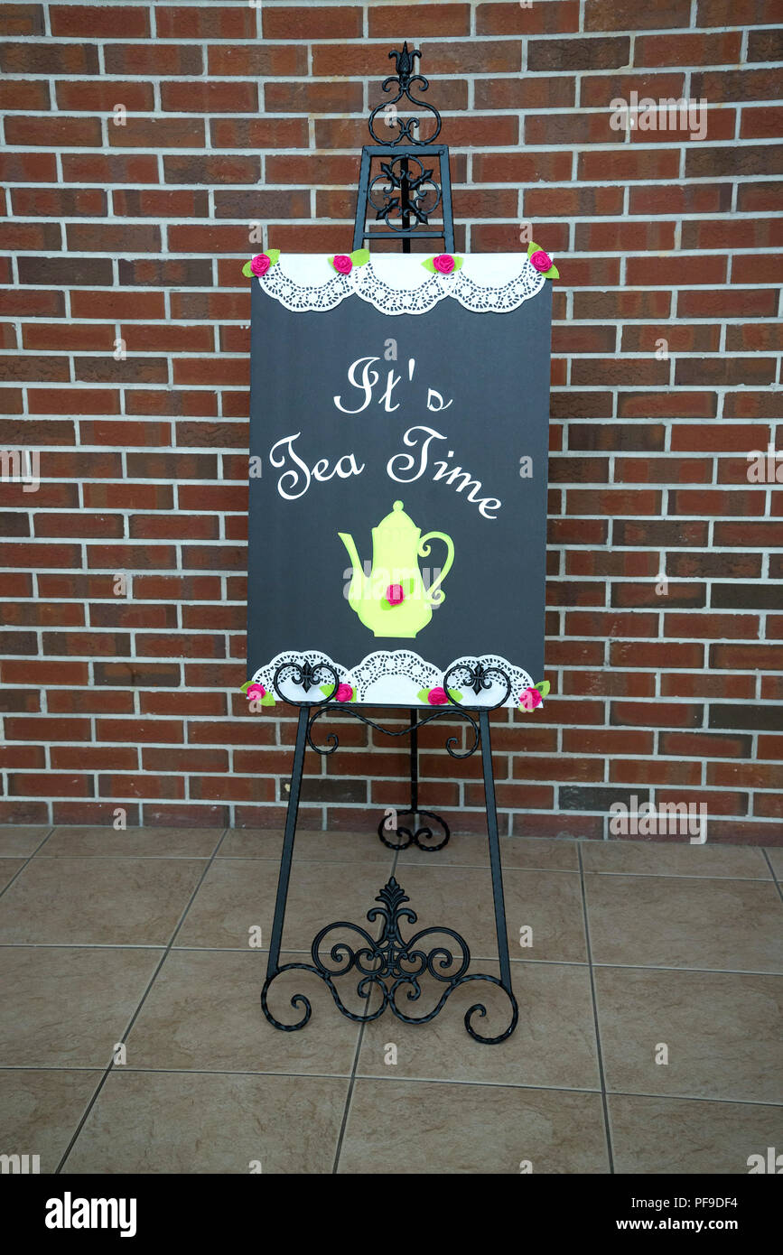 Ladies tea at a North Florida church, featuring antique and fine china ...