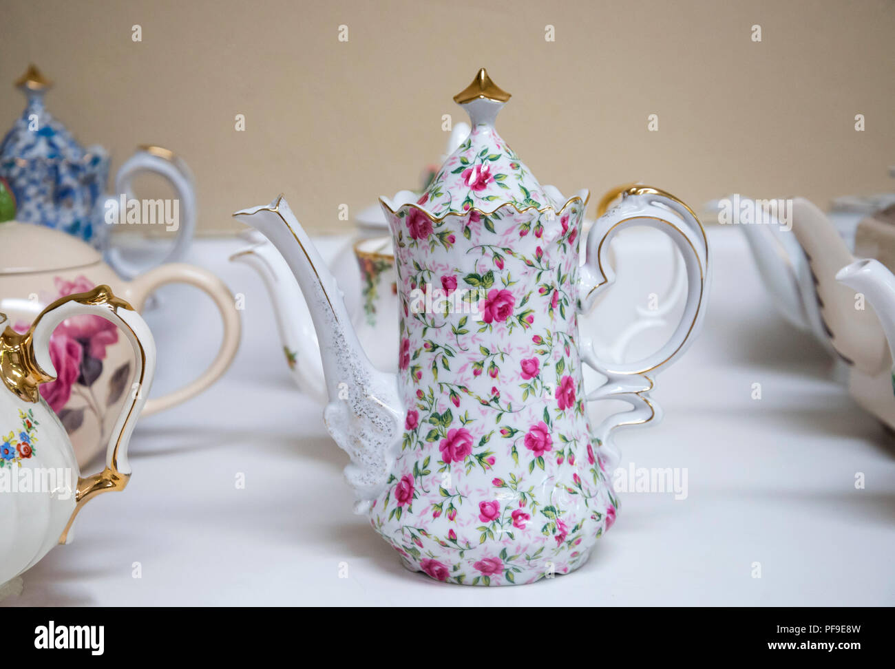 Ladies tea at a North Florida church, featuring antique and fine china ...