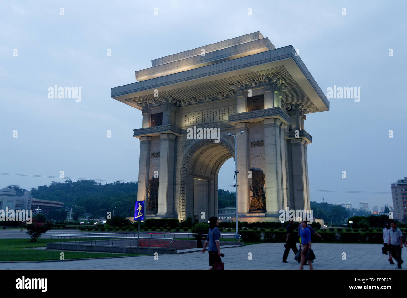 The Arch of Triumph, Pyongyang, North Korea Stock Photo - Alamy