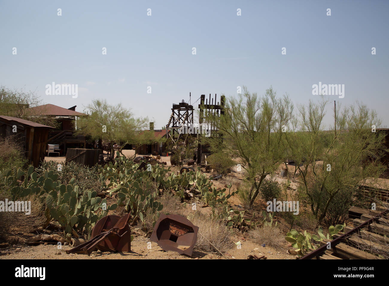 Goldfield Ghost town in Apache Junction, Arizona, USA Stock Photo - Alamy