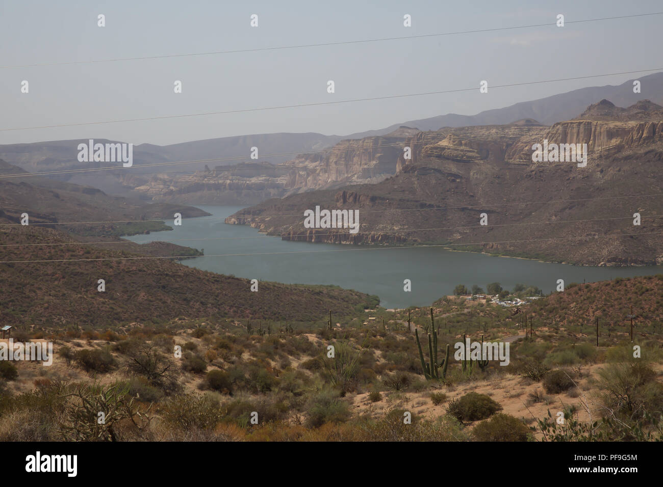 Apache lake in Apache Junction, Arizona, USA Stock Photo - Alamy