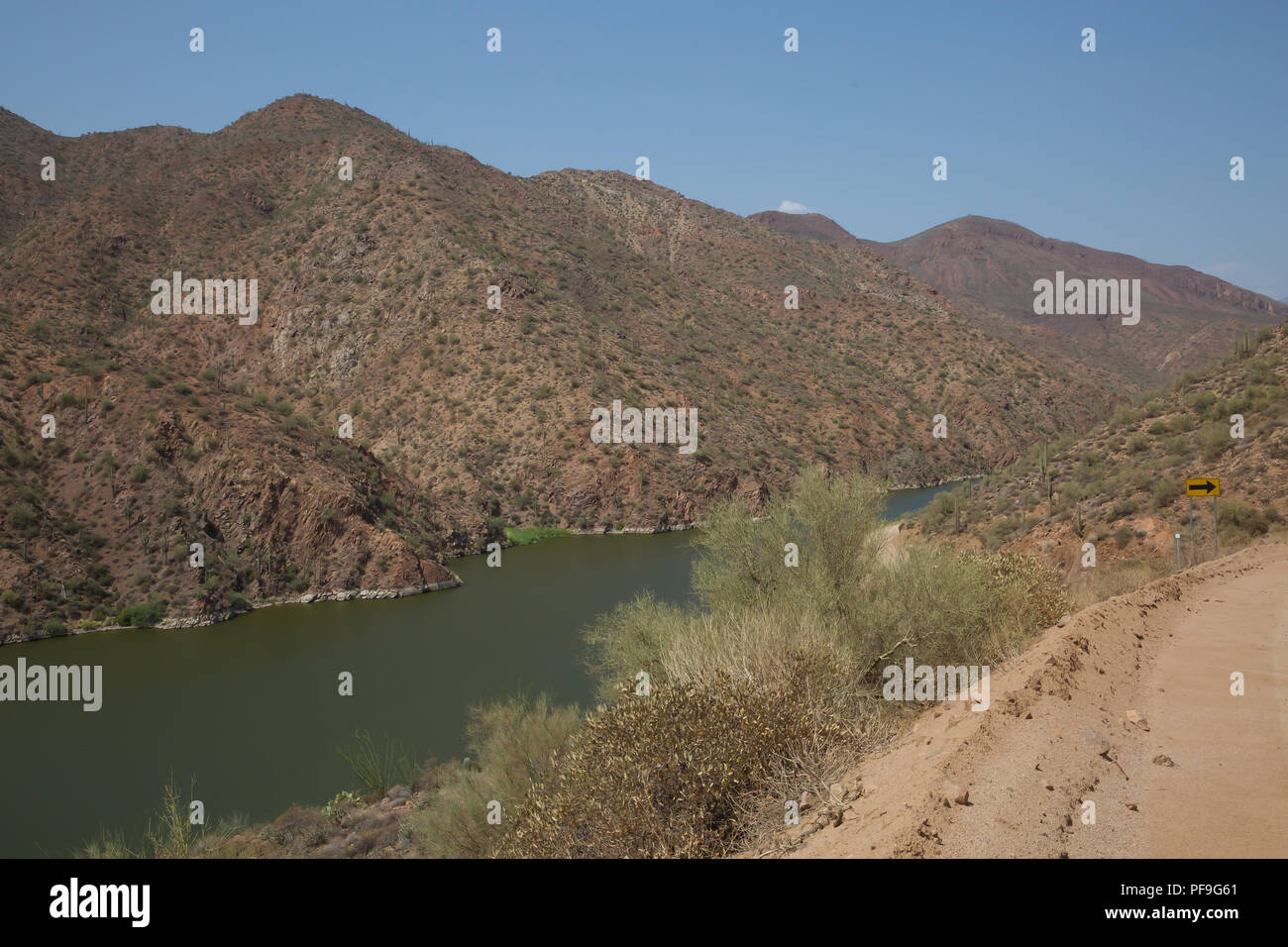 Apache lake in Apache Junction, Arizona, USA Stock Photo - Alamy