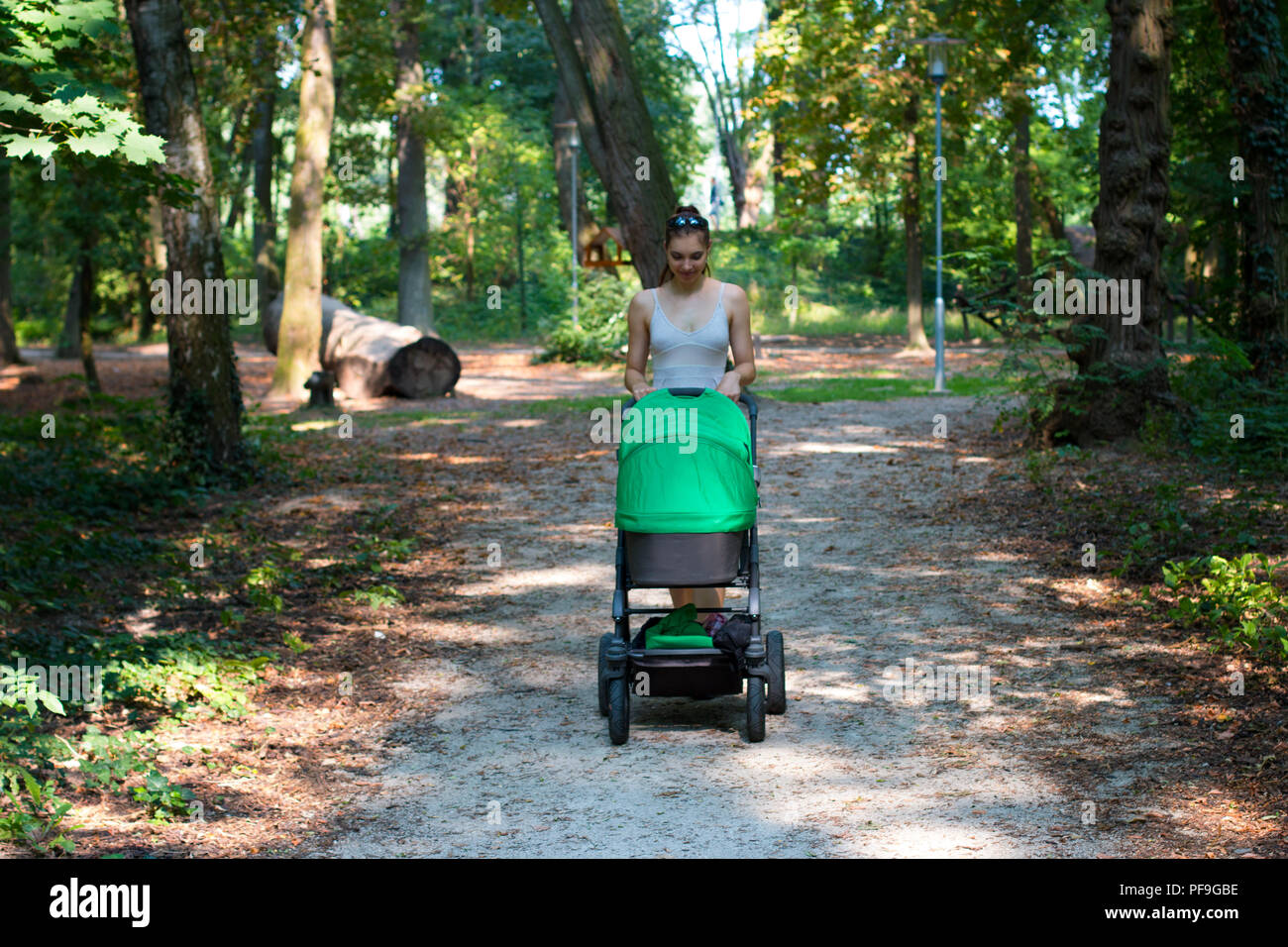 Pram outside hi-res stock photography and images - Alamy