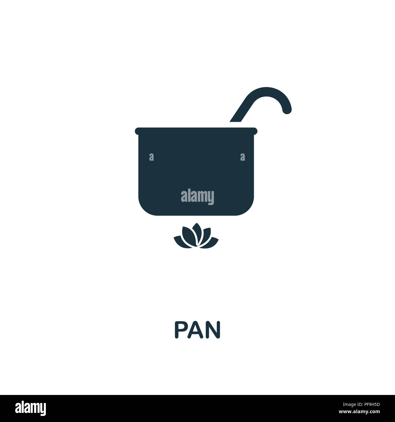 Pan creative icon. Simple element illustration. Pan concept symbol ...