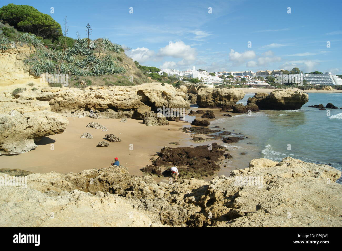 Portugal, Algarve, Albufeira, beaches and sea Stock Photo - Alamy