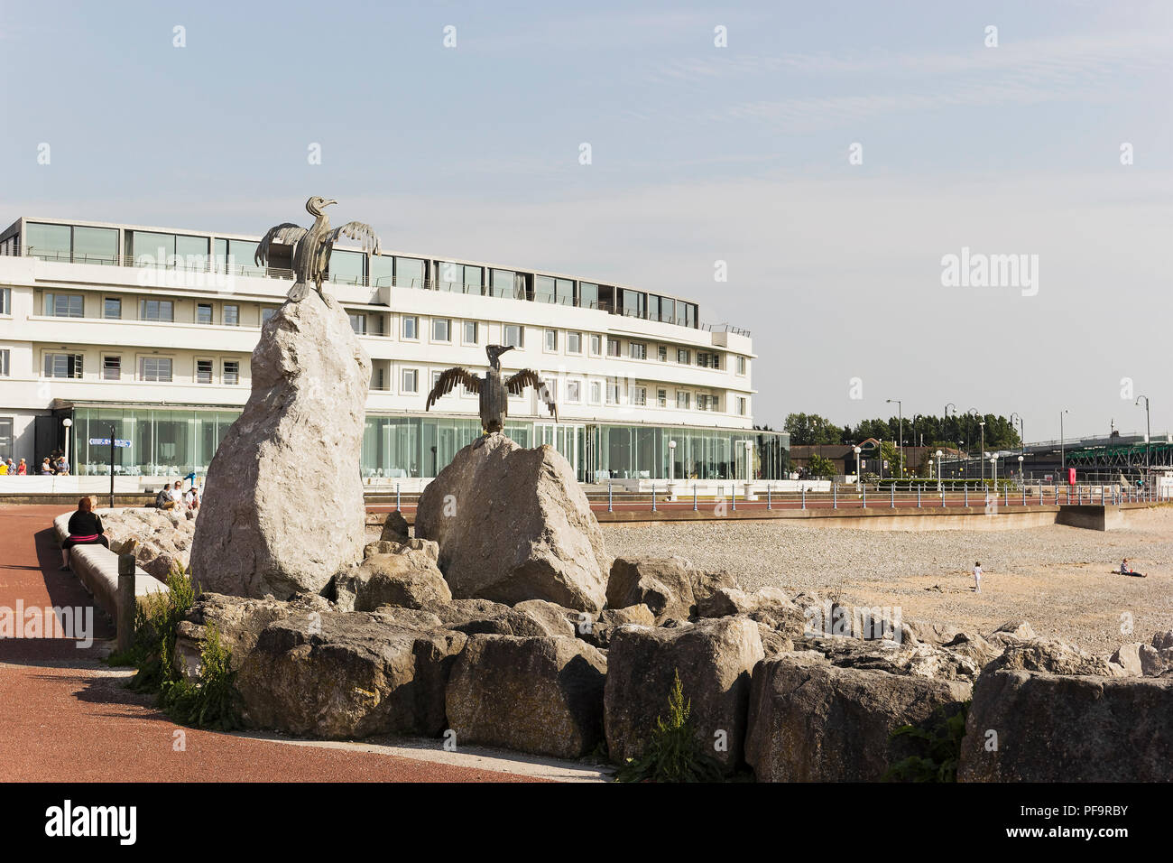 The Midland Hotel on Morecambe sea front designed in Streamline Moderne ...