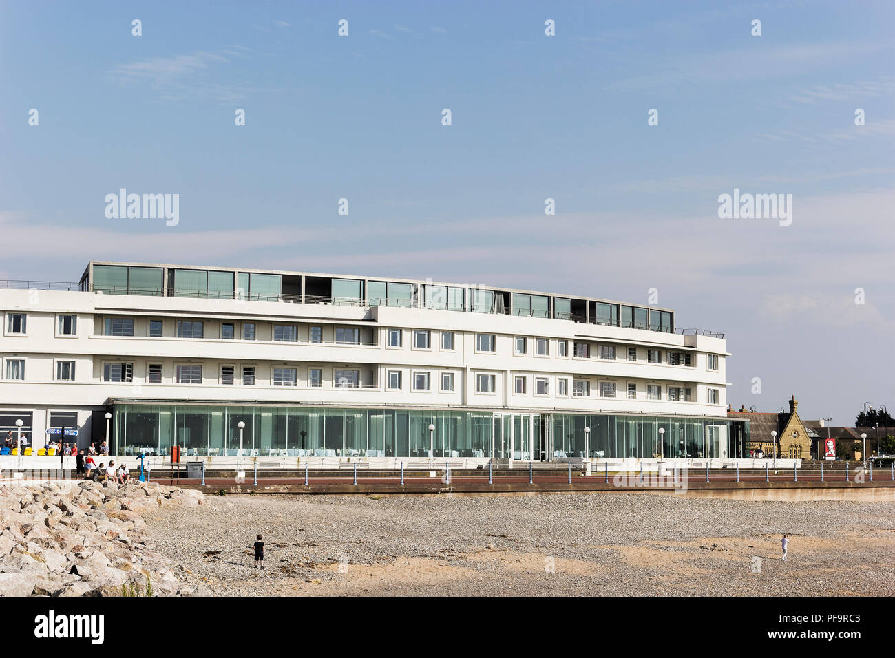 The Midland Hotel on Morecambe sea front designed in Streamline Moderne ...