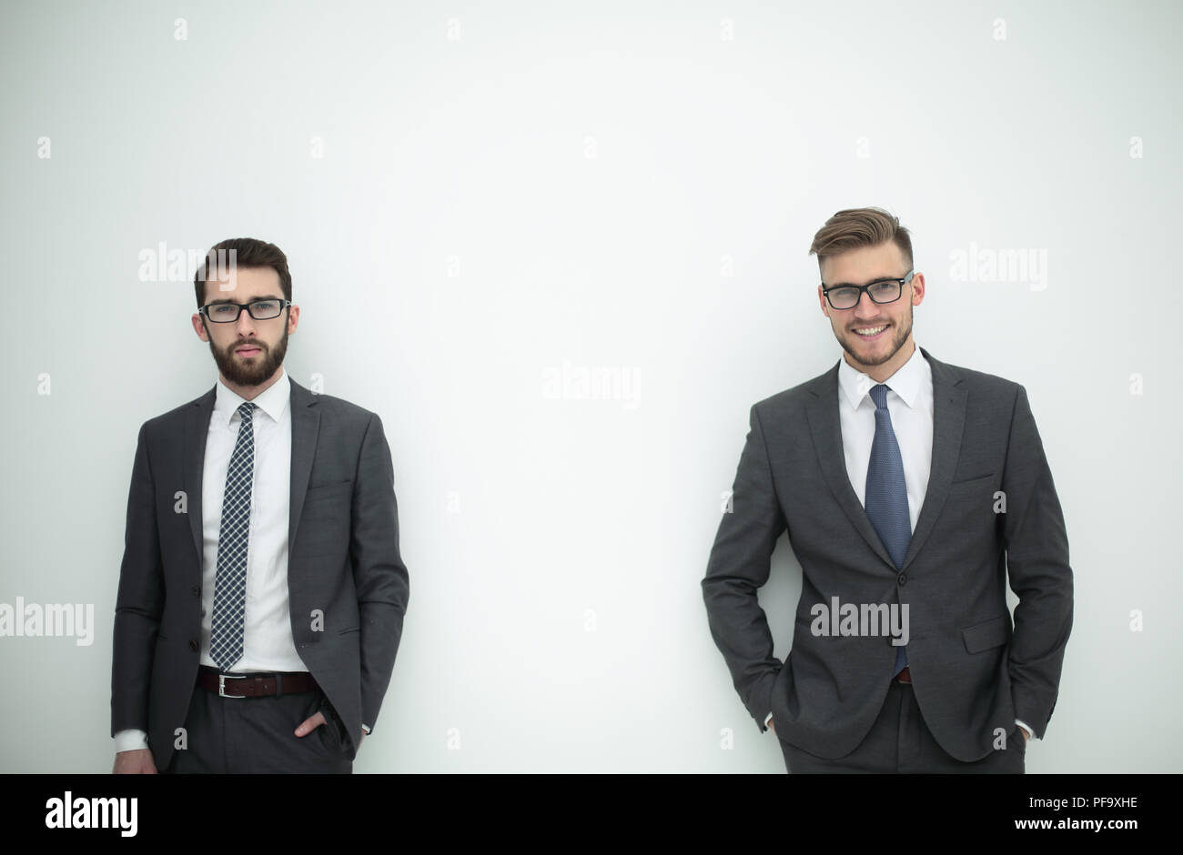Portrait two businessmen one hi-res stock photography and images - Alamy