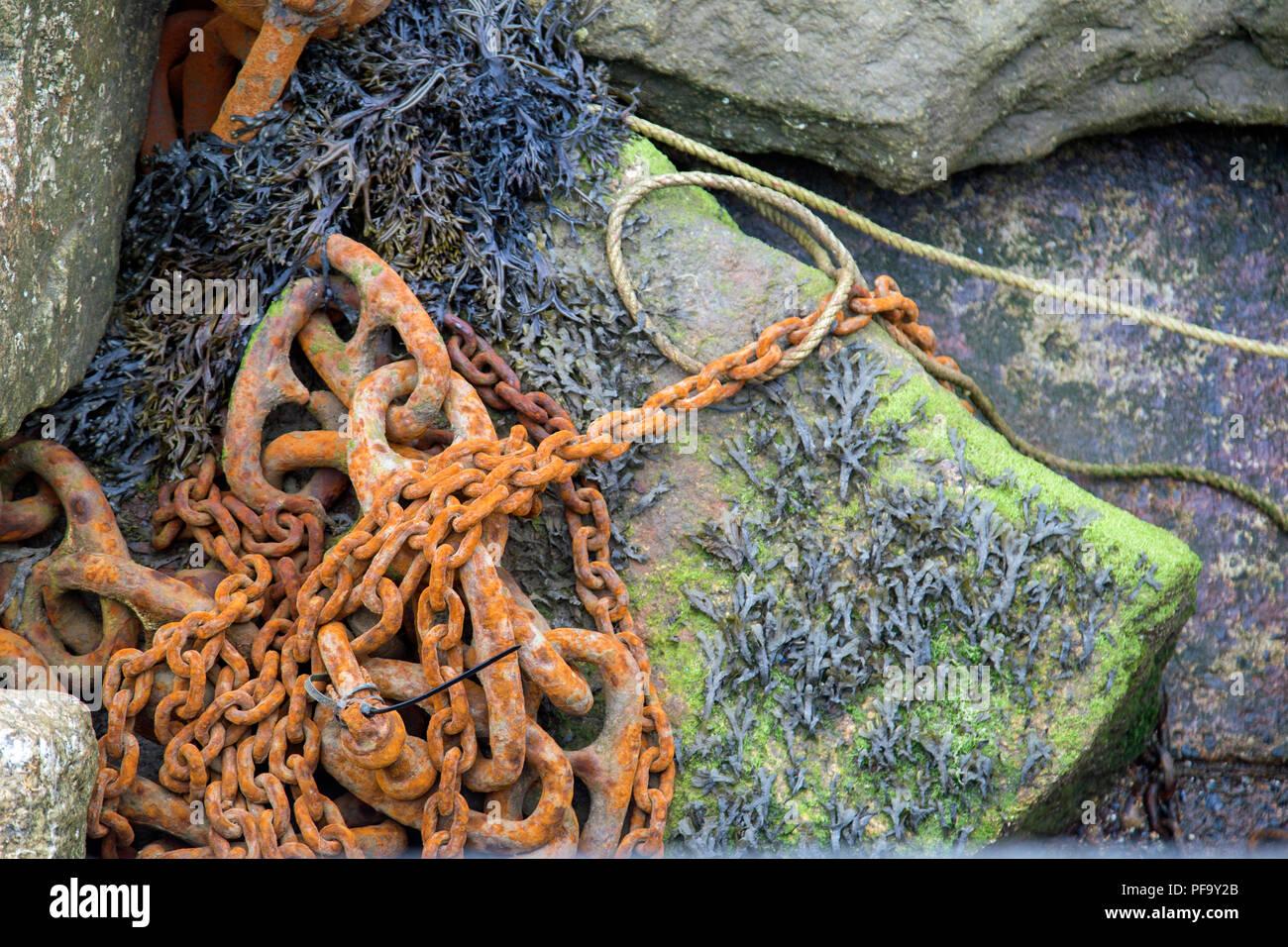 Oxidisation of chains hi-res stock photography and images - Alamy