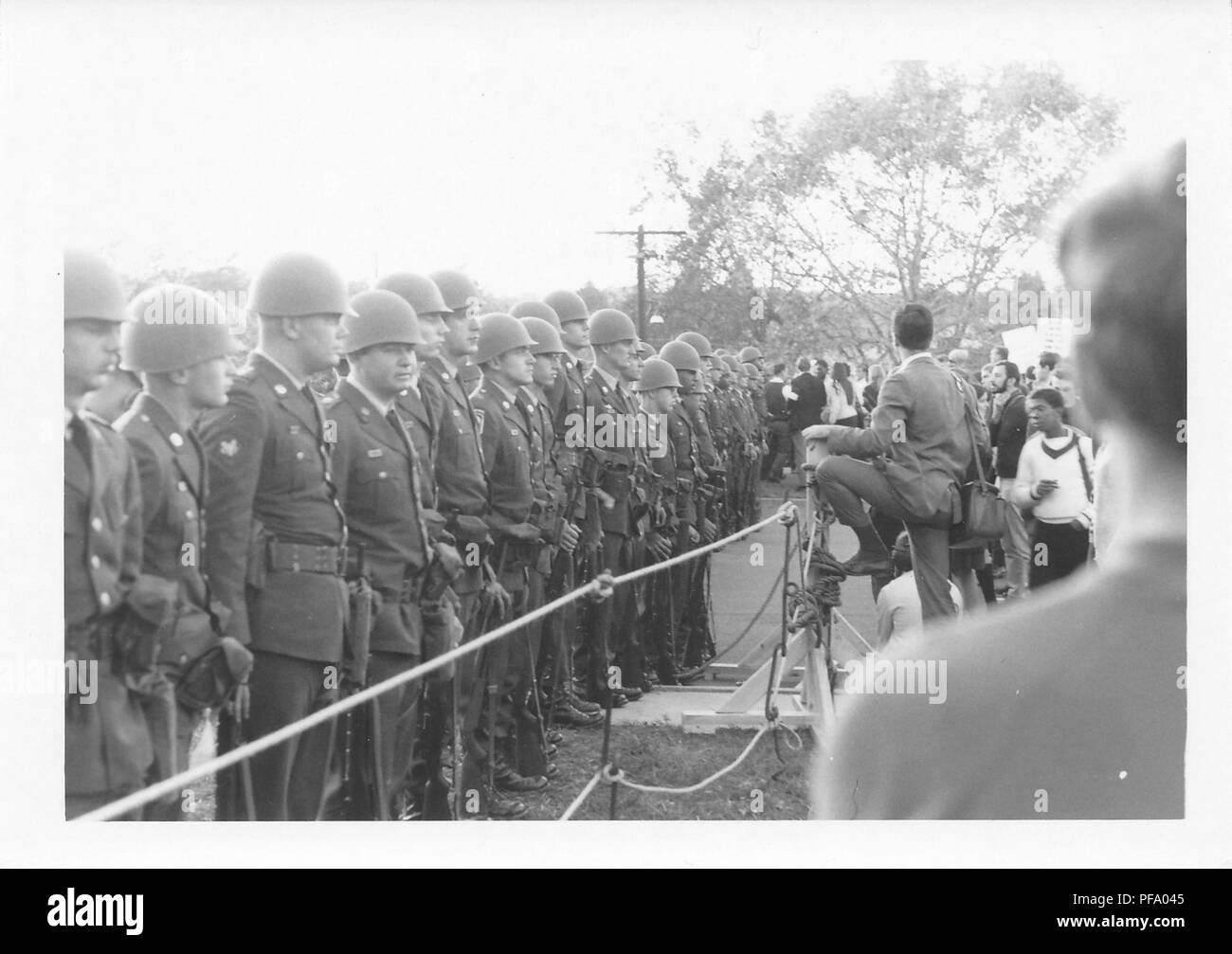 Protestors horizontal Black and White Stock Photos & Images - Alamy