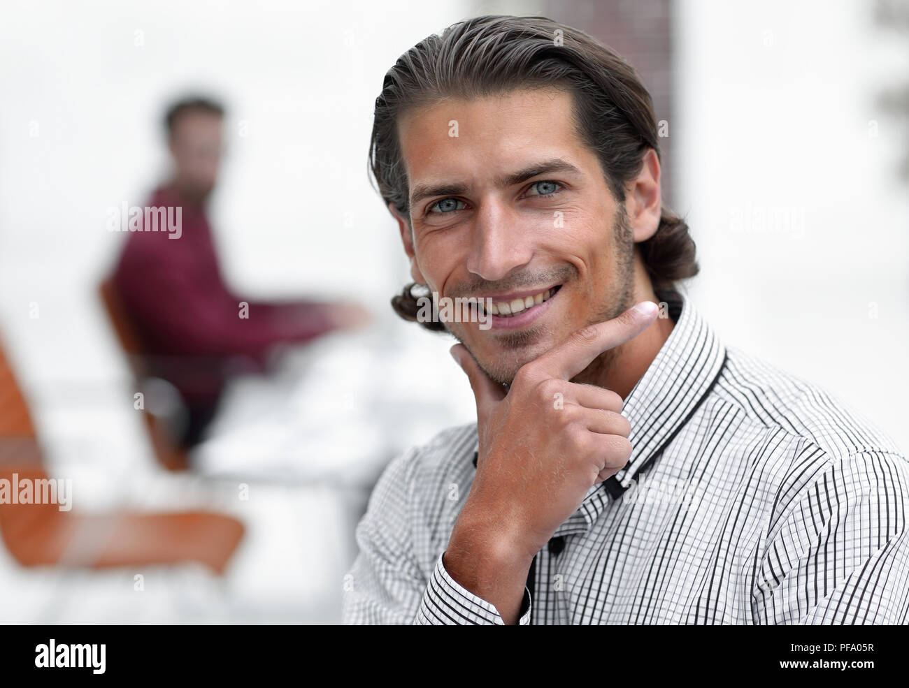 face of a successful person Stock Photo - Alamy