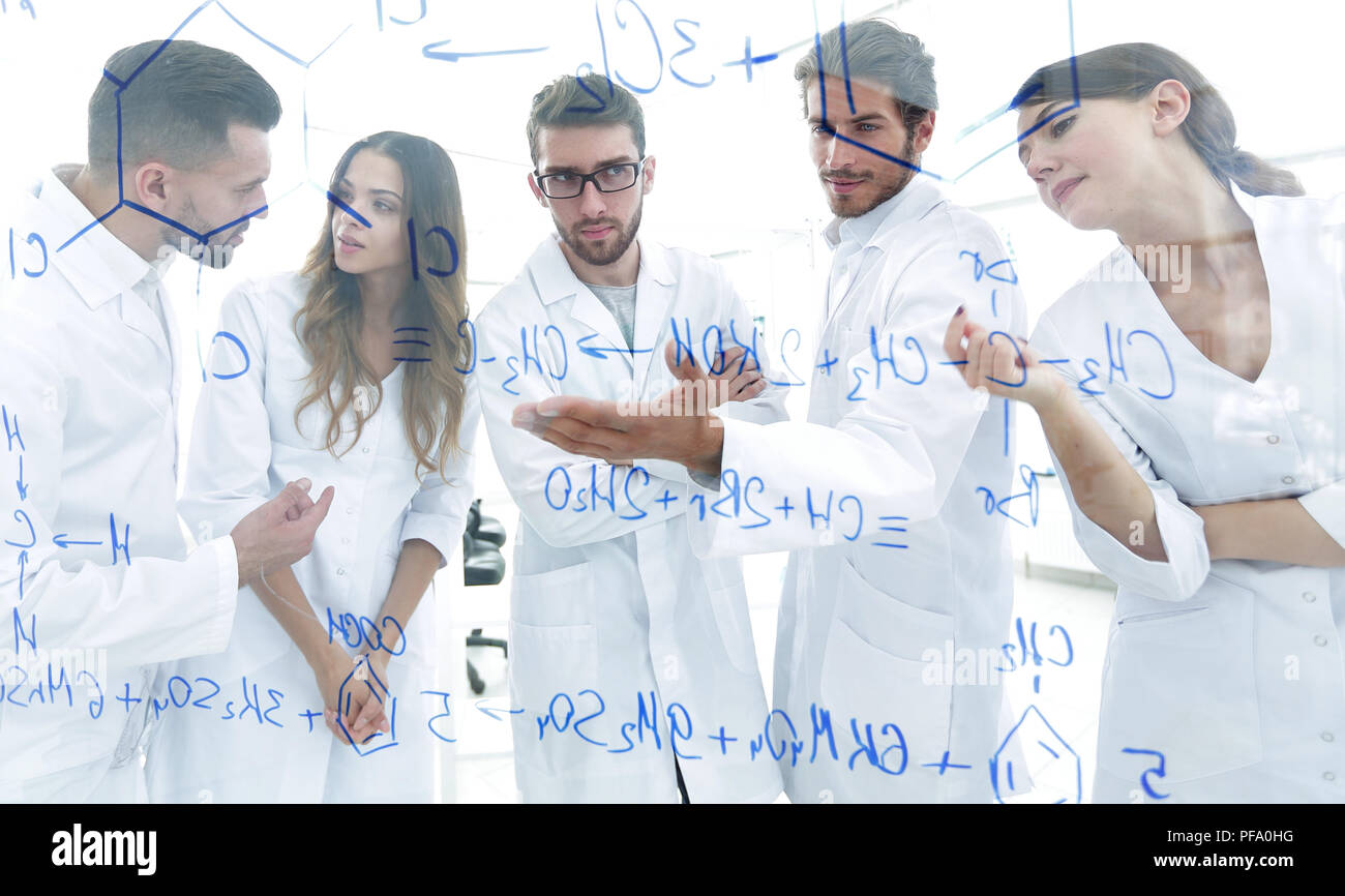 group of laboratory employees Stock Photo - Alamy
