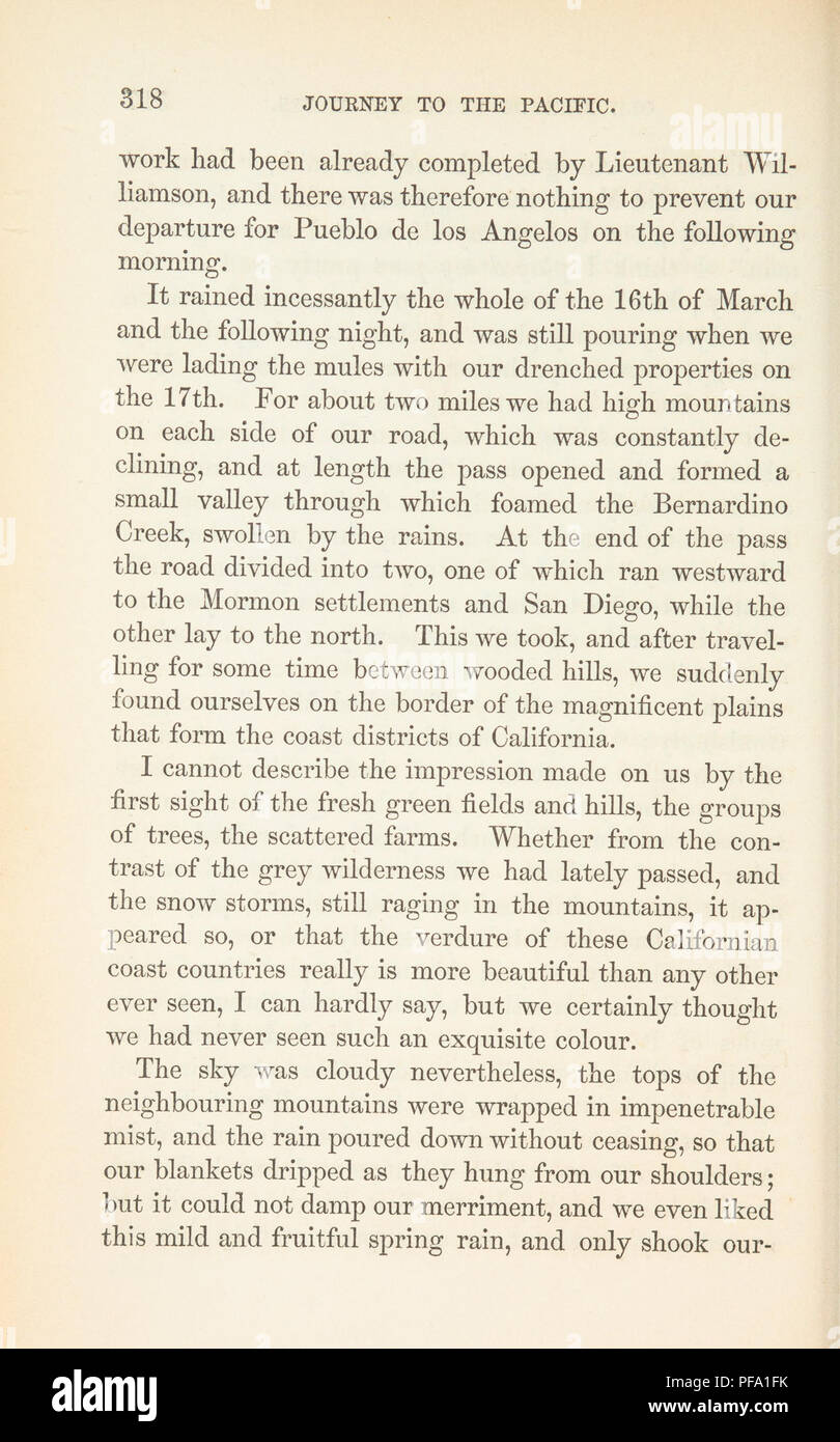 This diary recounts a U.S. government expedition's overland journey ...