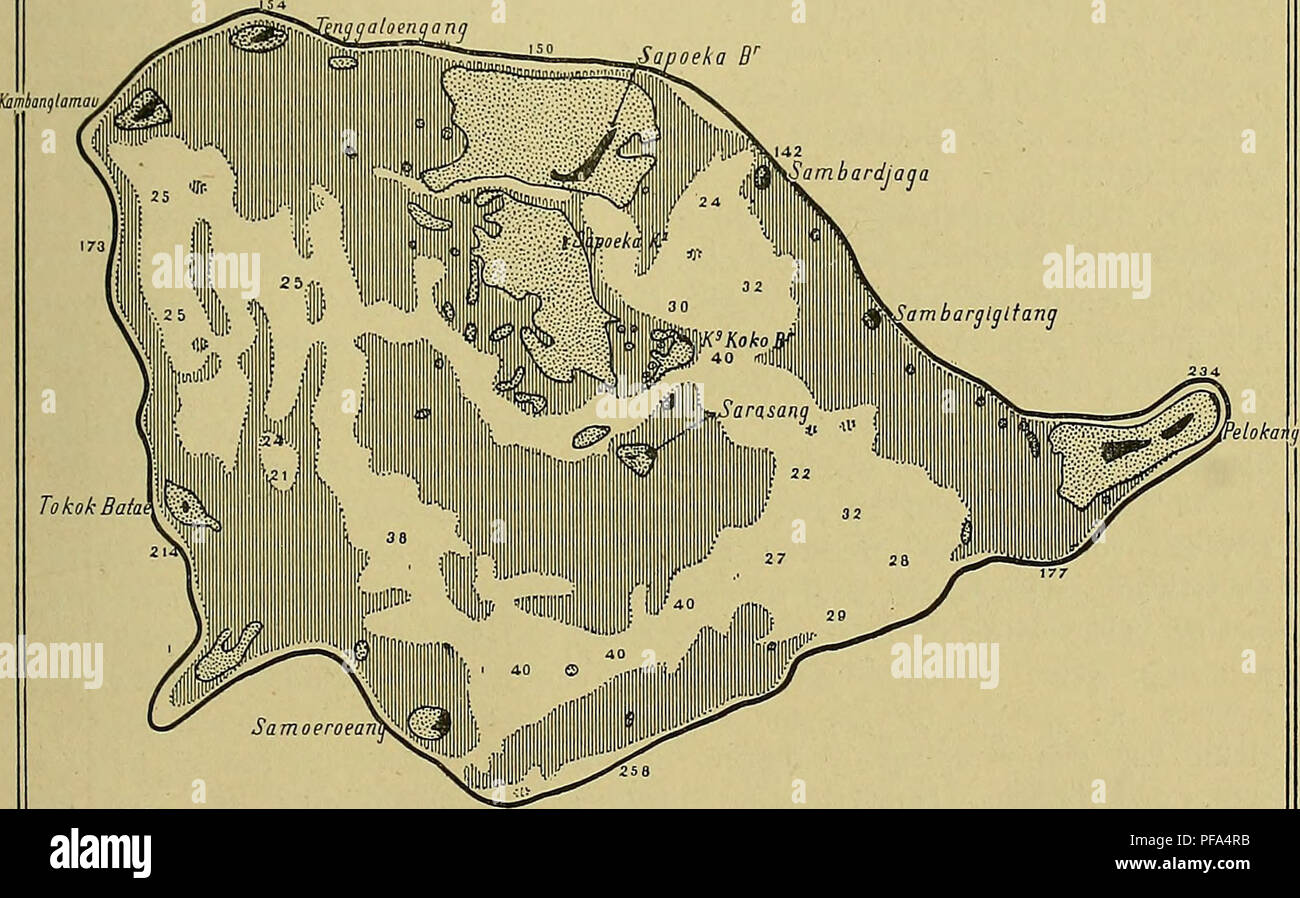 This image from 'De Zeeën van Nederlandsch Oost-Indië' illustrates the ...