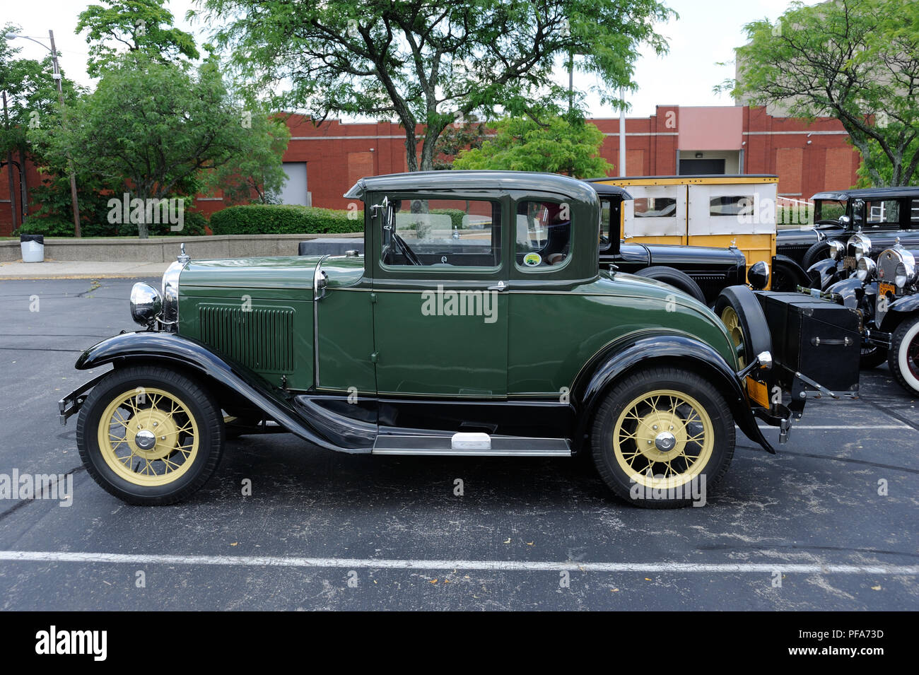 Model A Vehicles from days gone by Stock Photo - Alamy