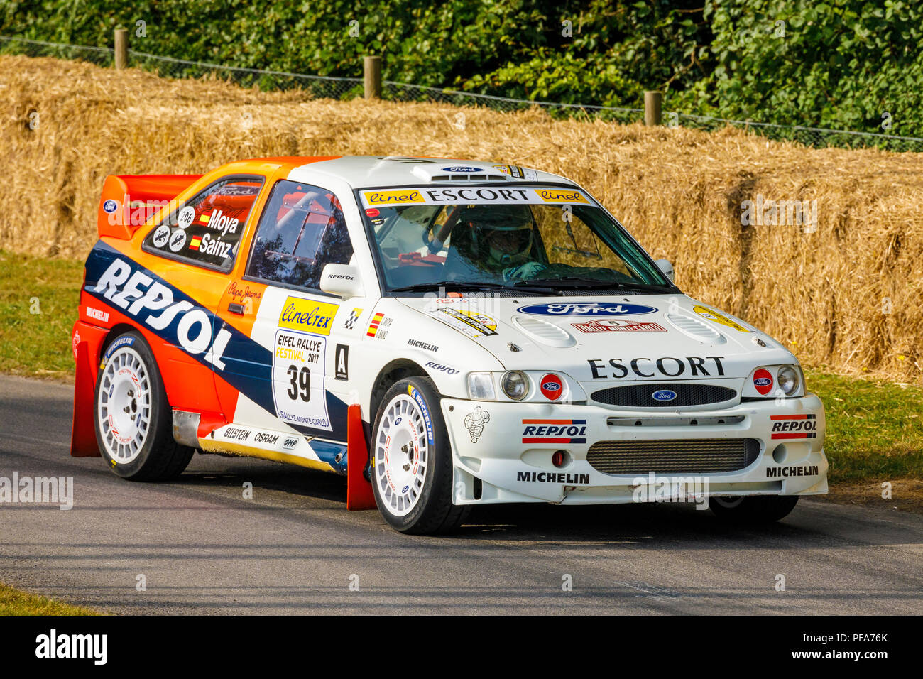 1997 Ford Escort Cosworth WRC with driver Nick Jarvis at the 2018 ...