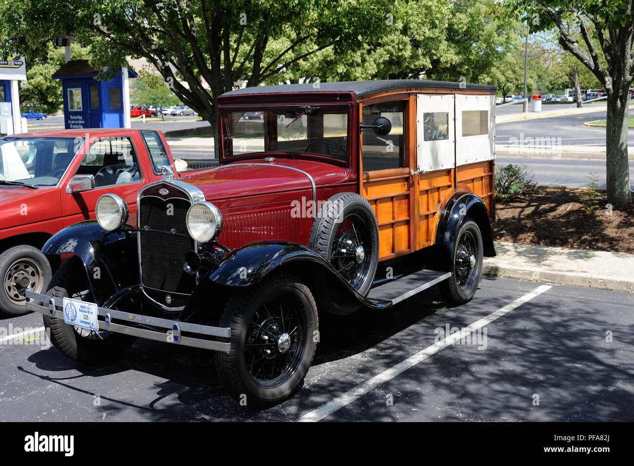 Model A Vehicles from days gone by Stock Photo - Alamy